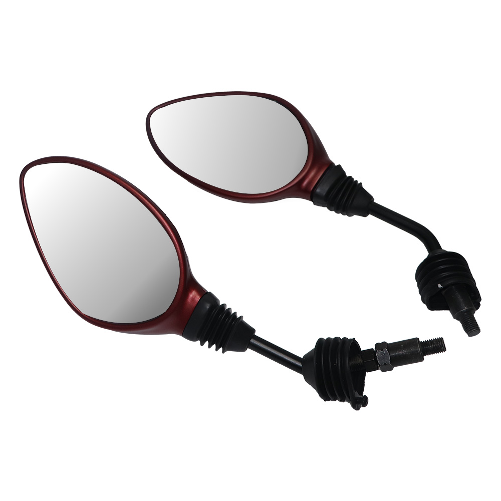 TVS Zest Mirror Set Matte Red - Durable & Adjustable for Safety ...