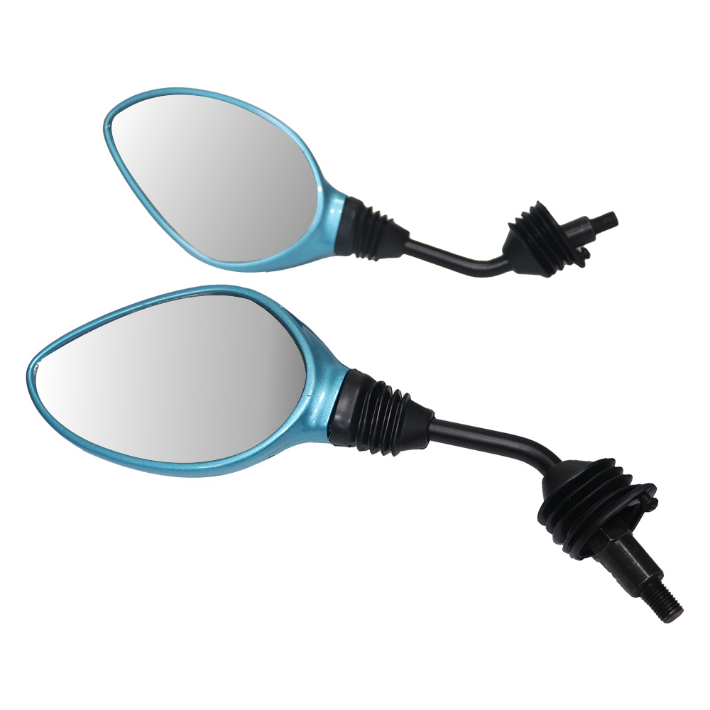 TVS Zest Mirror Set - Matte Turquoise Blue, Durable & Adjustable ...