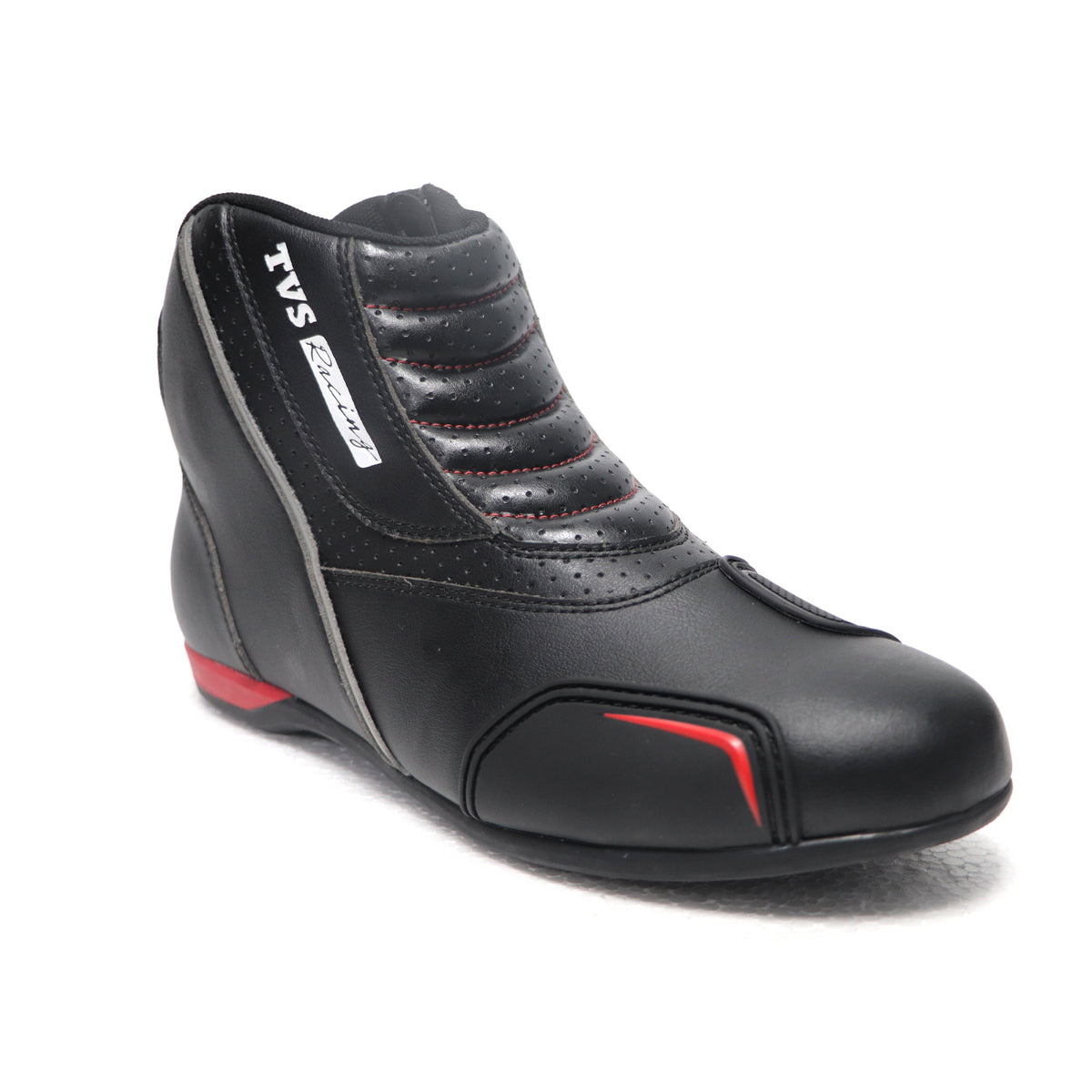 TVS Racing Ankle Length Slip-On Riding Boots for Men - Waterproof & Re ...