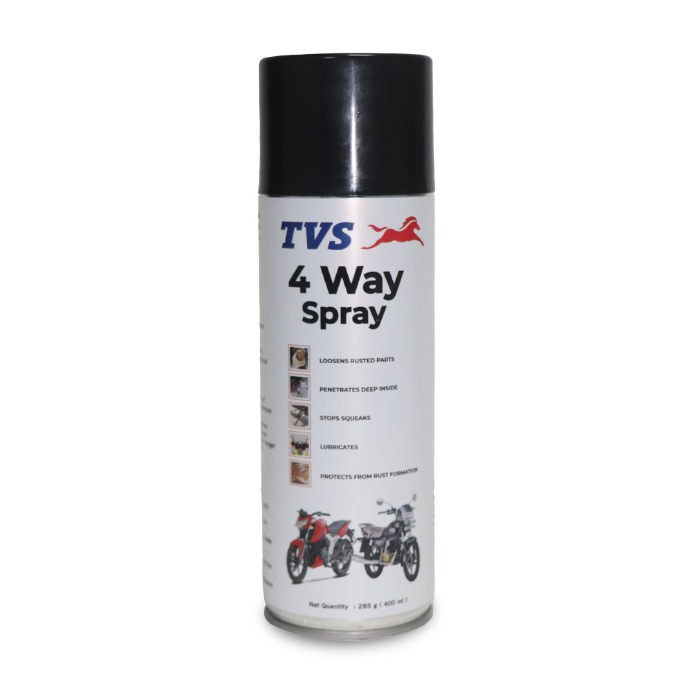 TVS 4 Way Spray 400ML – Ultimate Rust & Corrosion Protection for Motor ...